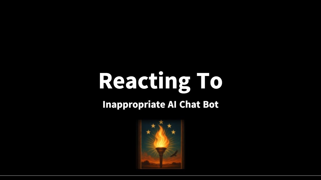 Reaction #1 Inappropriate AI Chat Bot - YouTube