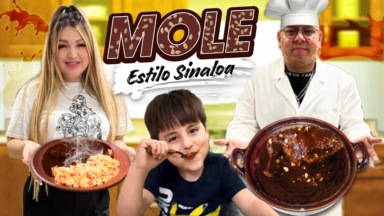 MOLE al estilo SINALOA🧑‍🍳 // cocinando con los politenis - YouTube