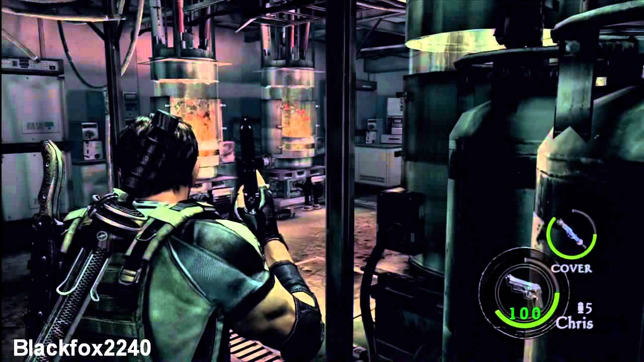 Resident Evil 5 - Chapter 5-1 - Underground Garden (Ex. Facility) 1/2 ...