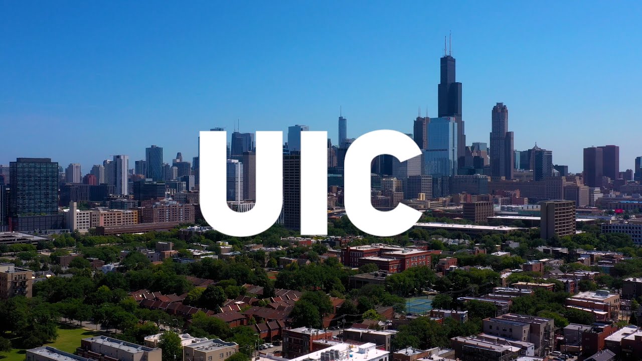 University of Illinois Chicago, UIC - downtown Chicago | 4K drone video ...