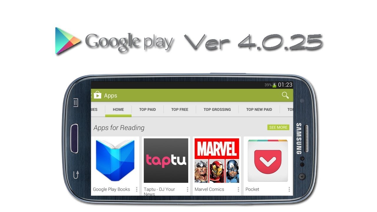 Review : Google Play Store Ver 4.0.25 - YouTube