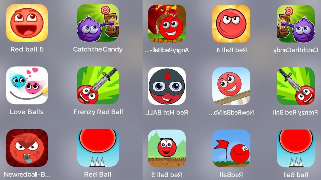 Red Ball 5,Catch The Candy,Red Ball 4,Angry Red Ball,Love Balls,Frenzy ...