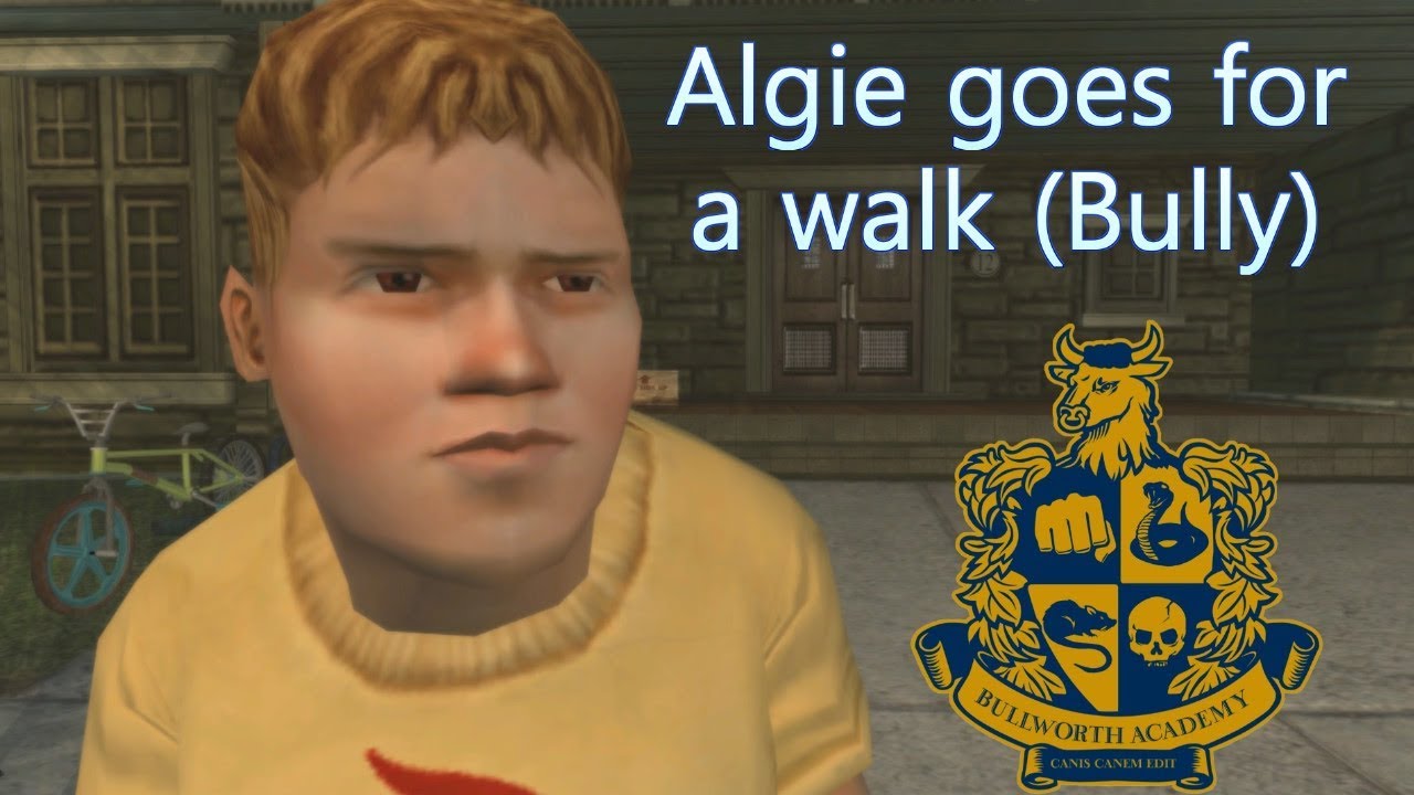 Algie goes for a walk (Bully SE) - YouTube