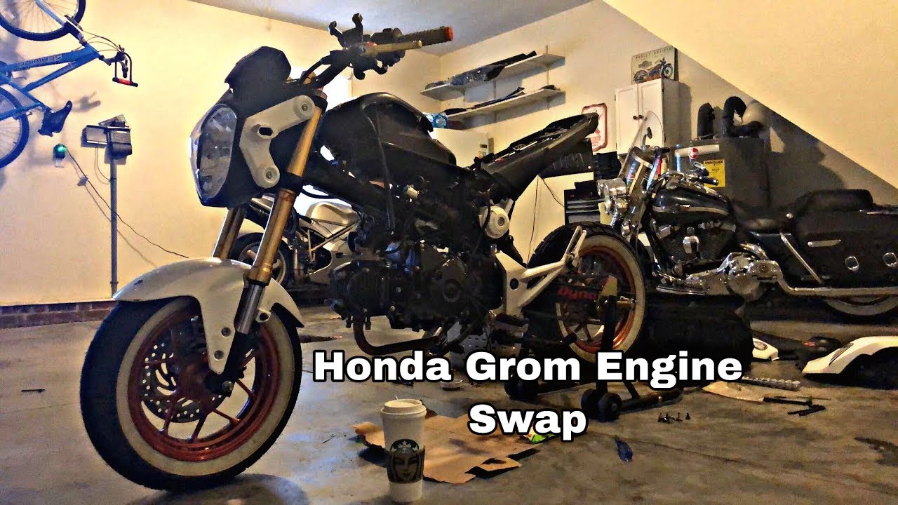 Grom Engine Swap - YouTube