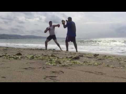 Boxing with Heavyweight Boxer Kash Ali in Marbella Spain - YouTube
