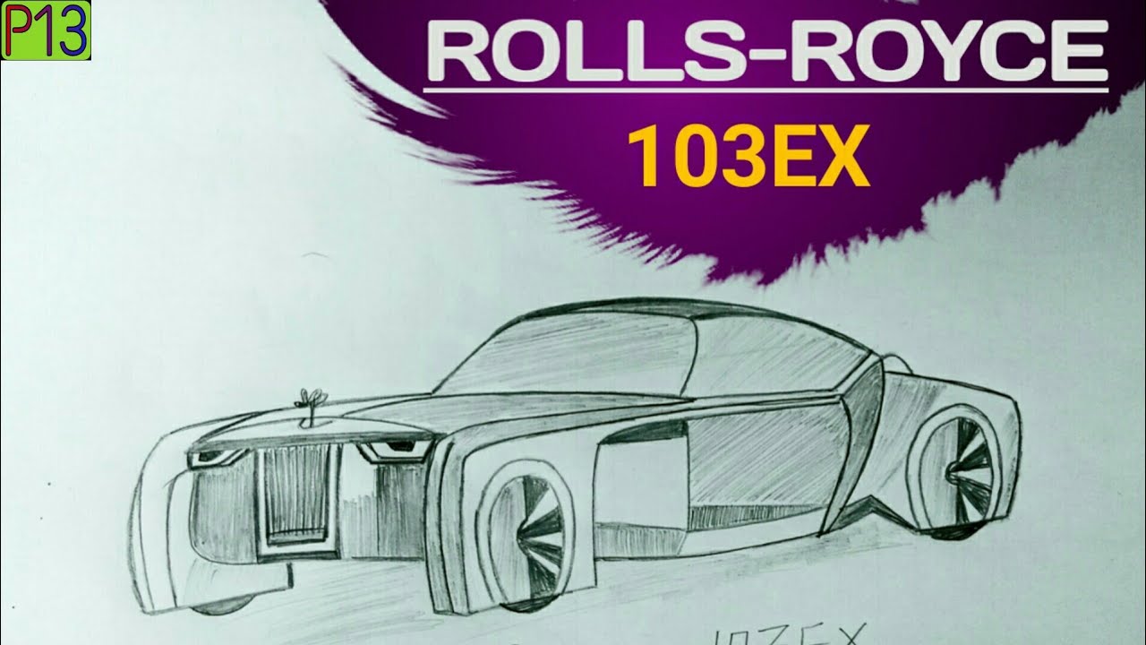Rolls-Royce 103EX Concept 2035 | Vision NEXT 100 Sketch By Pencil - YouTube