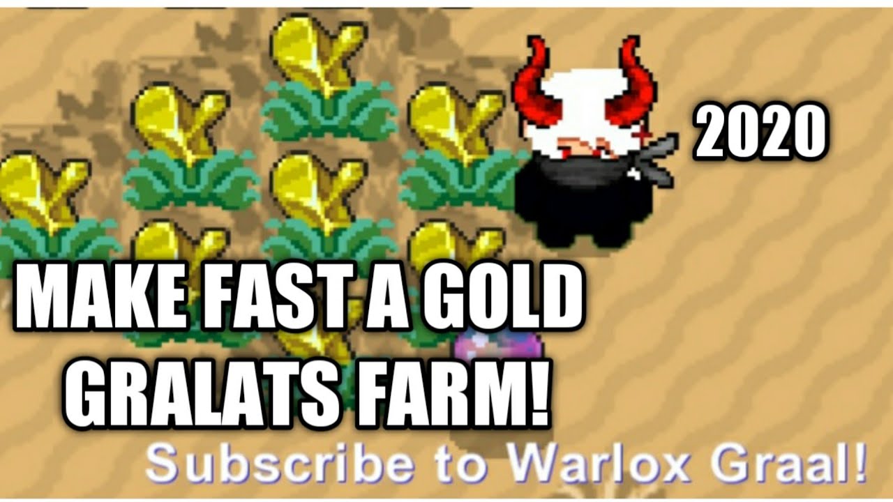 HOW TO MAKE FAST A GOLD GRALATS FARM IN 2020!Graal online classic - YouTube