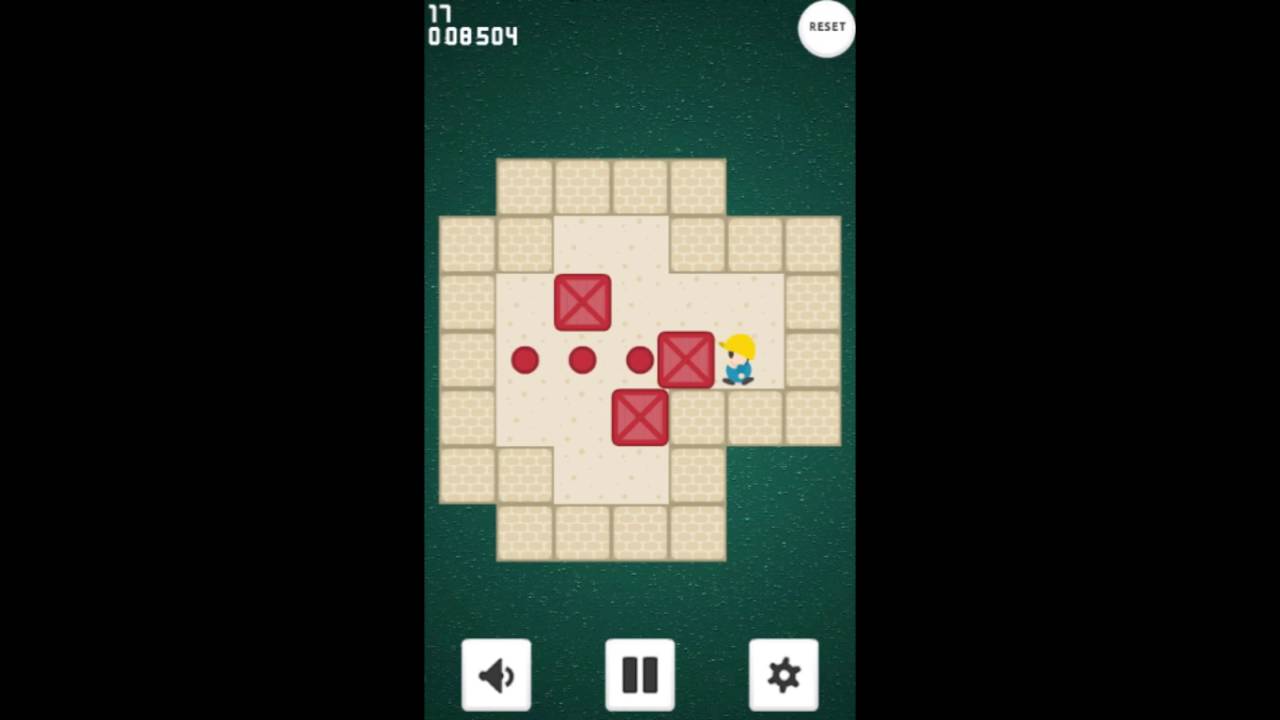 Sokoban Easy A Level 33 - YouTube