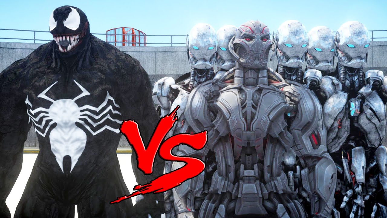 VENOM VS ULTRON - EPIC BATTLE - YouTube
