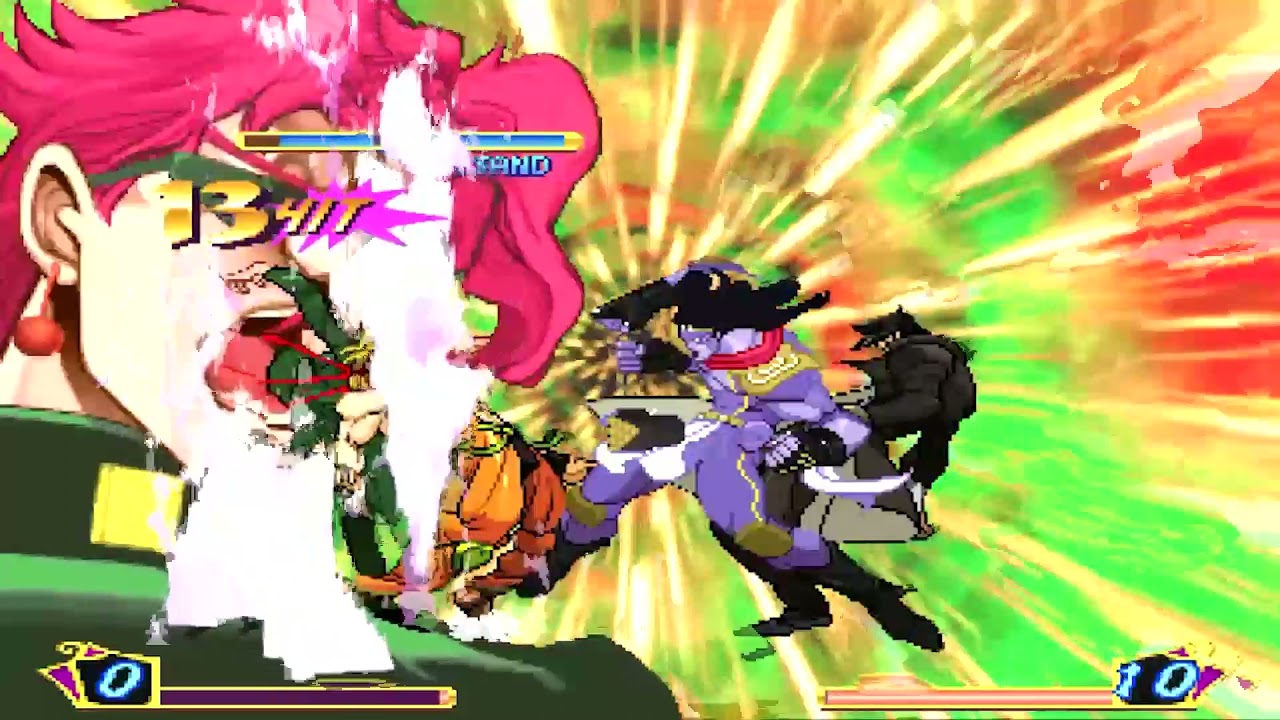 Jotaro and Kakyoin vs Shadow DIO |Heritage for the future/MUGEN - YouTube