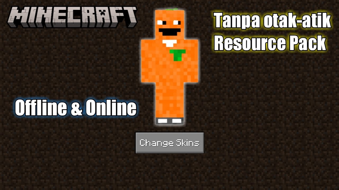 TUTORIAL GANTI SKIN DI MINECRAFT 1.20 TLAUNCHER OFFLINE TANPA RESOURCE ...
