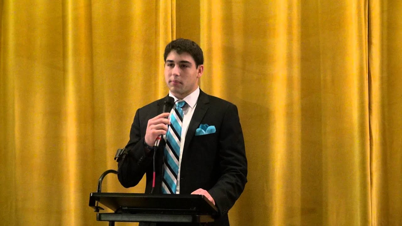 Yossi Rosenberg Bar Mitzvah ()Brother Josh Rosenberg Speech - YouTube