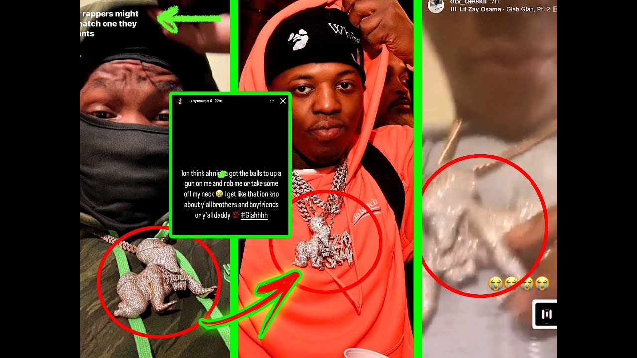 Lil Zay Osama Responds To Getting Robbed For His Chain + What REALLY ...