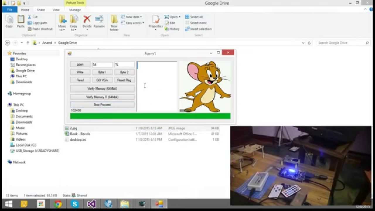 ALTERA Cyclone IV SDRAM + VGA - YouTube