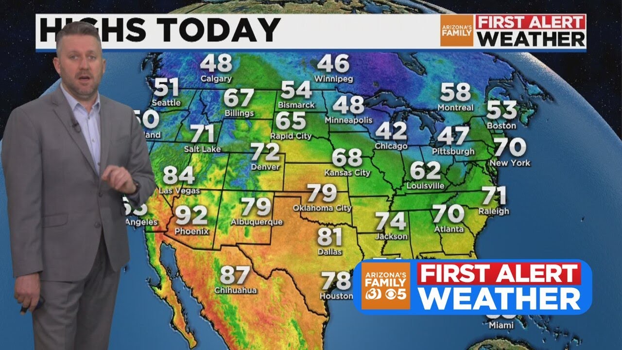 AZFAMILY | First Alert Weather (7am) Update for (Monday, 04/17/2023 ...