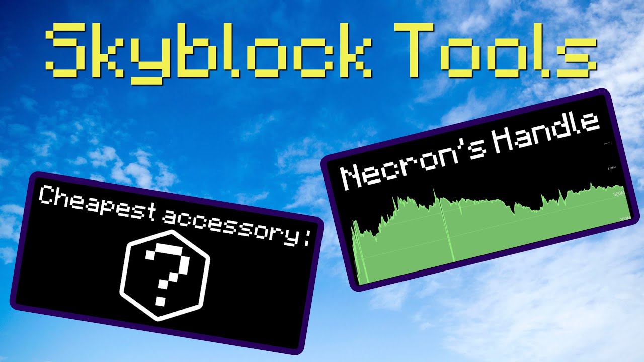 6 useful Hypixel SKYBLOCK TOOLS/WEBSITES - YouTube