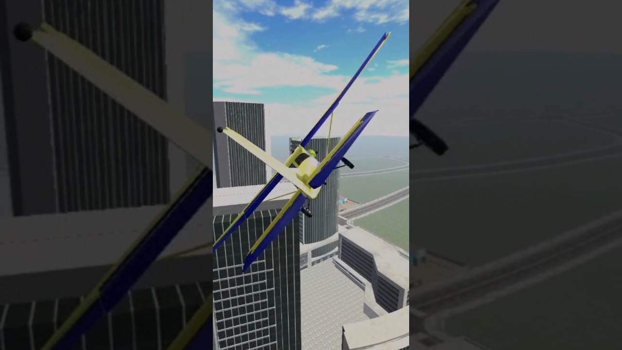 💥 Hulk Flying a Plane & Landing on Building 🛩️ | Indian Bike Driving 3D ...