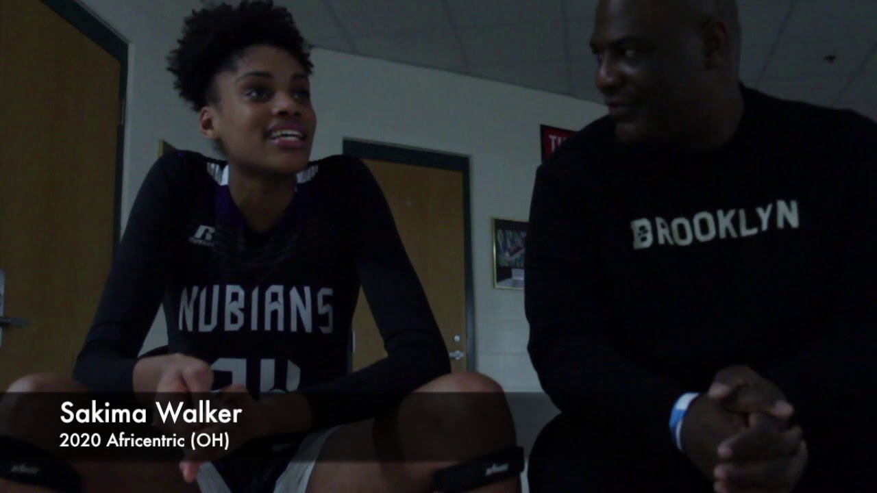 Sakima Walker 6'03 F (Africentric HS, OH 2020) Talks recruiting with ...