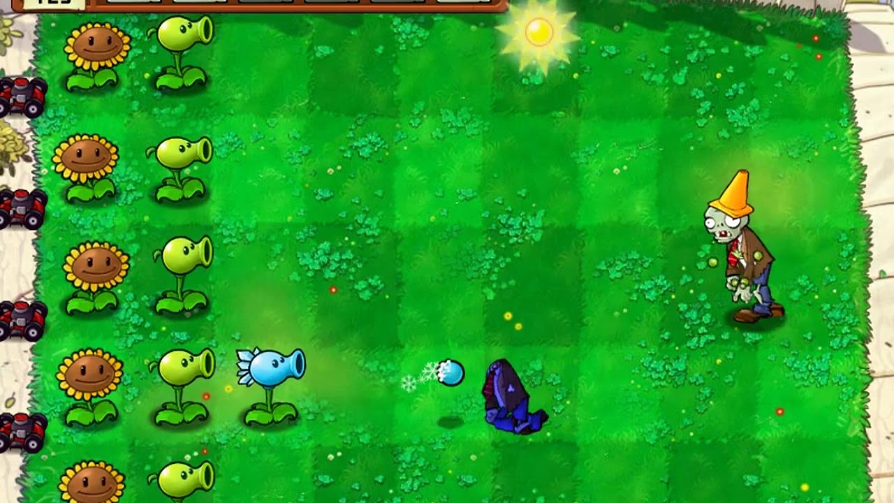 Plants Vs Zombies - Level 1-8 - YouTube