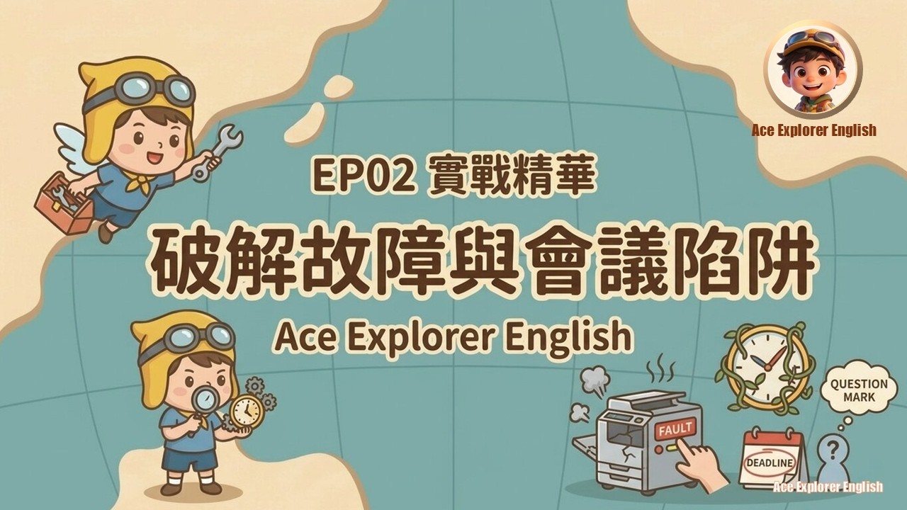 多益聽力陷阱！影印機壞了怎麼辦？辦公室情境必考單字解析 | Ace Explorer English Podcast EP02 - YouTube