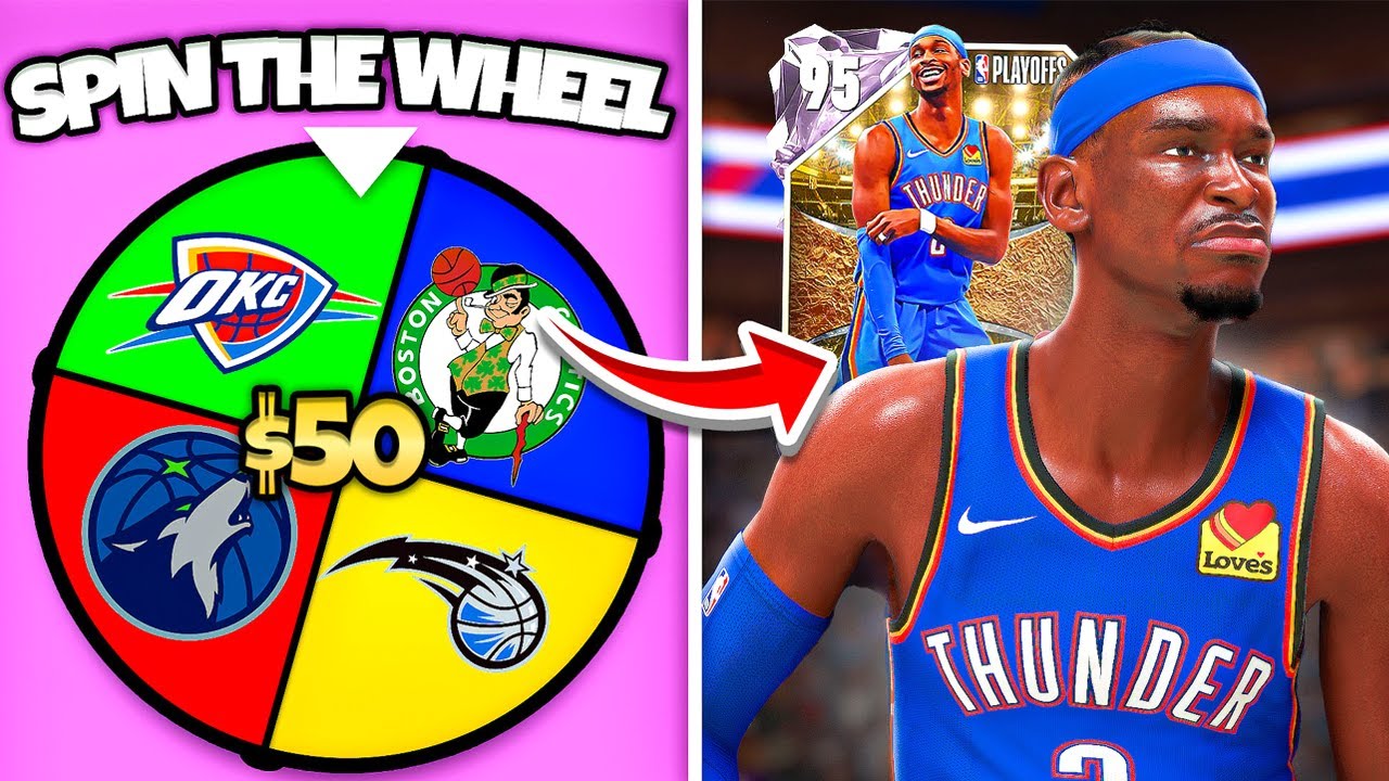 SPIN THE WHEEL OF NBA PLAYOFF TEAMS DRAFT VS EVAN TANAKA! NBA 2K25 ...