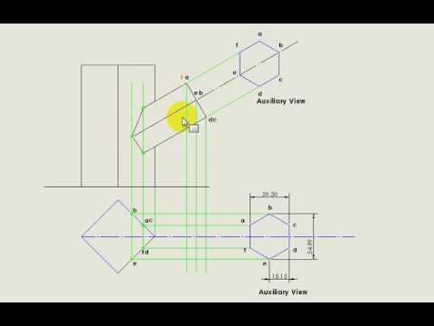 Interpenetration at an angle & Development (Prisms) - YouTube