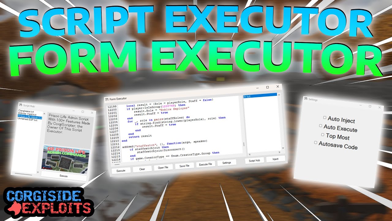 [ NEW] | How to download Form1 Roblox Script Executor \ Execute, Attach ...