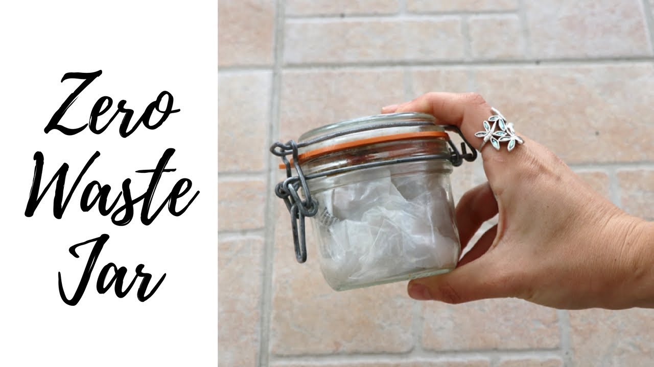 STARTING A ZERO WASTE TRASH JAR. One Month Update. - YouTube
