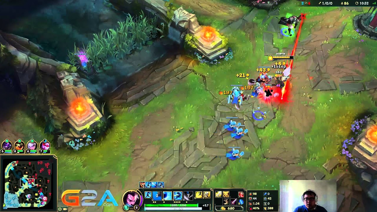 Scarra (& Yoona Cat) - Yasuo vs Viktor (Barcode) - Mid - Master - YouTube