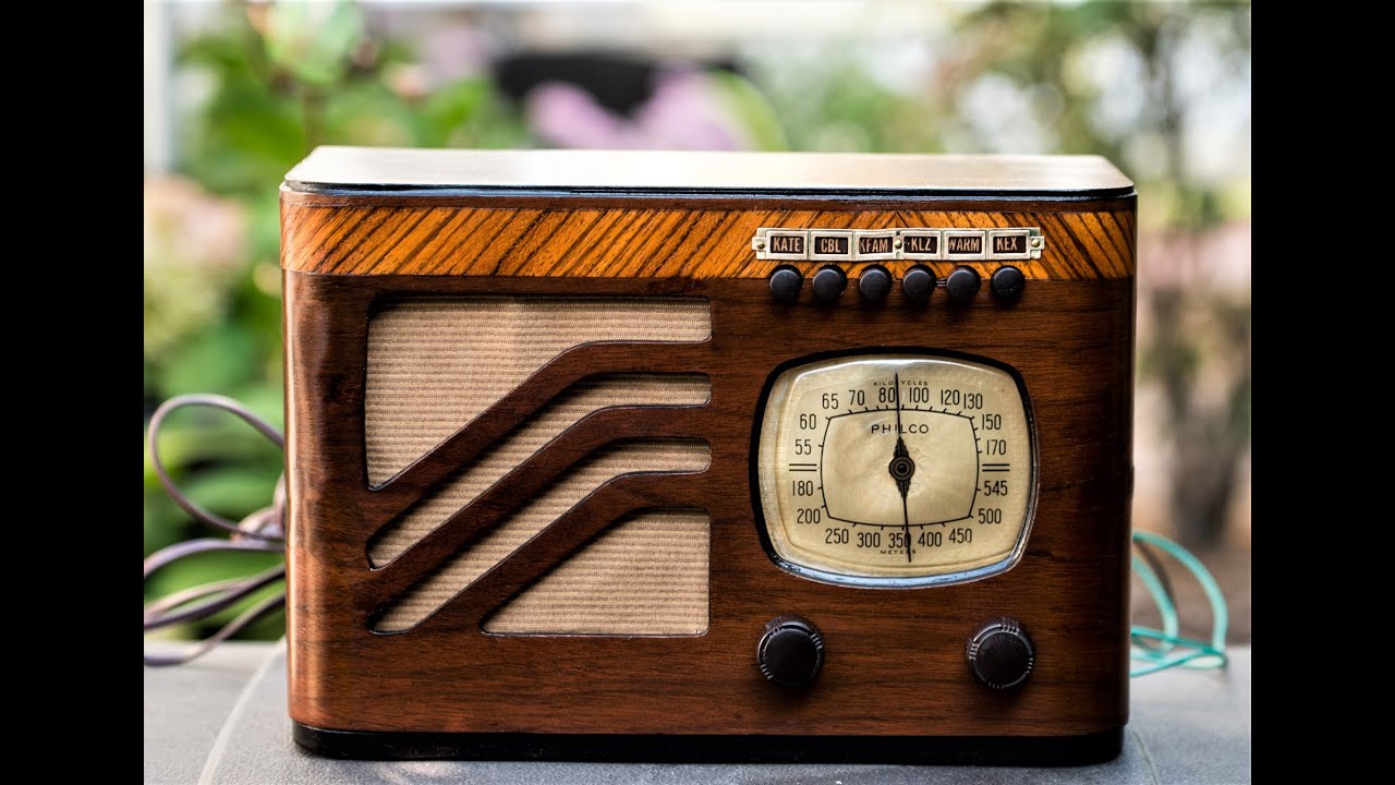 Philco 39 7 (1939) - YouTube