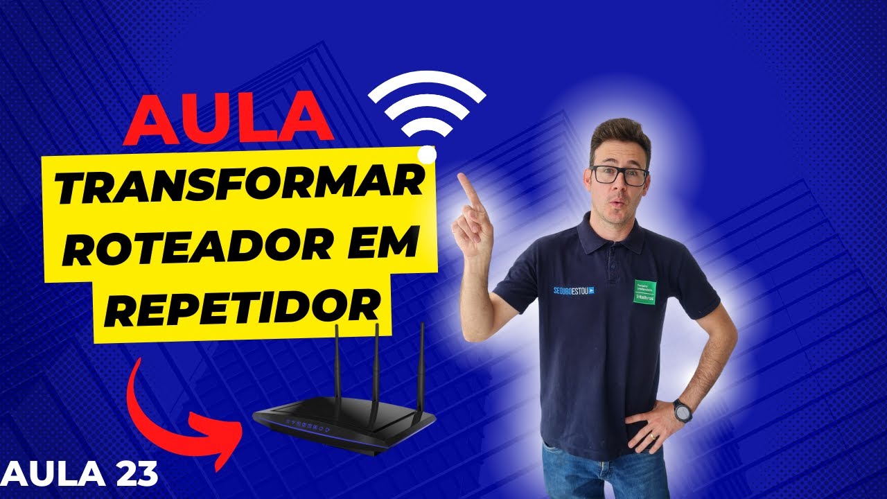 Como transformar um roteador em um repetidor -aula 23 - YouTube
