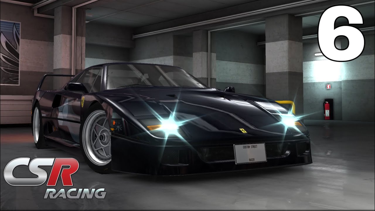CSR Racing World Tour Part 6 (FERRARI F40) Italy - YouTube
