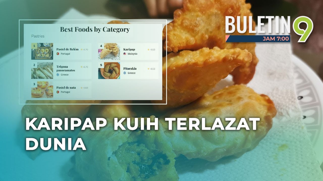 Karipap Tersenarai 'Top 5' Pastri Terlazat Di Dunia - YouTube