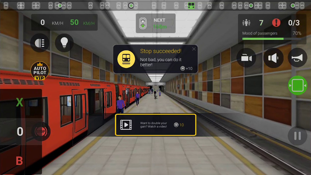 Subway Simulator 3D: vihreä linja, Varikko-Jäähalli. Helsingin metron ...