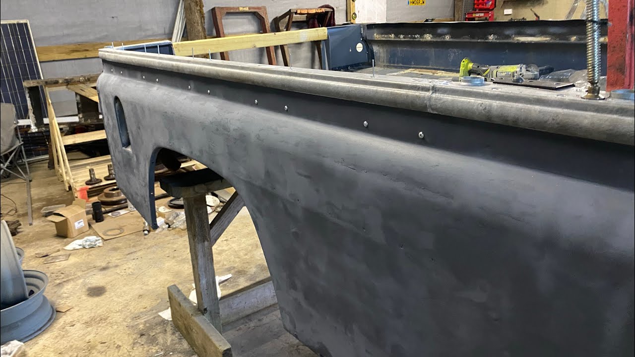 Project Nexi Part 23, the rear tub, a Landrover Defender 110 200tdi ...