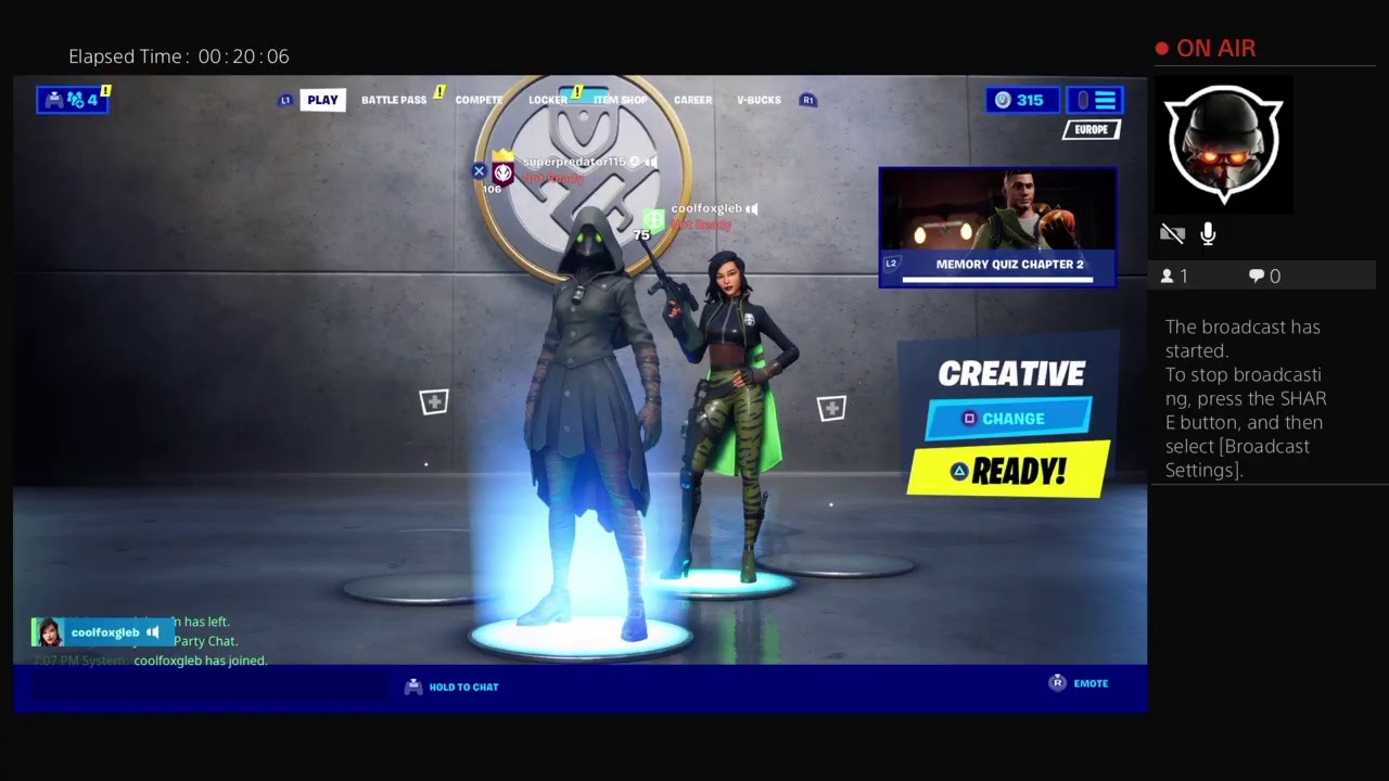 Iggalaxy fortnite boxfight stream - YouTube