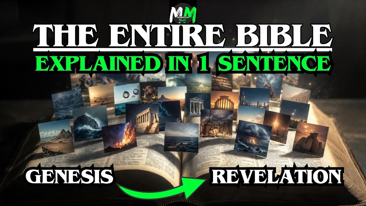 The ENTIRE Bible Explained in ONE Sentence! | Learn The Bible in LESS ...