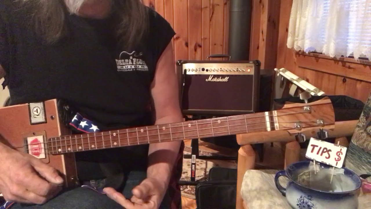 Soulshine Warren Haynes Allman Brothers lesson for 3 string Cigar Box ...