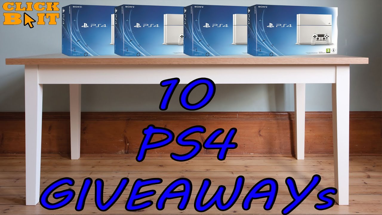 10 PS4 GIVEAWAYS - YouTube