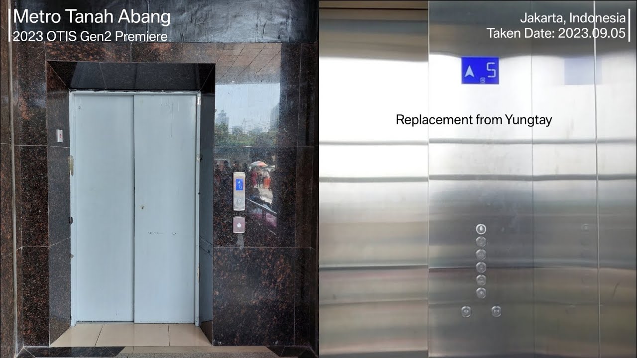 Brand New OTIS Gen2 Premier Scenic Elevator at Pusat Grosir Metro Tanah Abang, Jakarta - YouTube