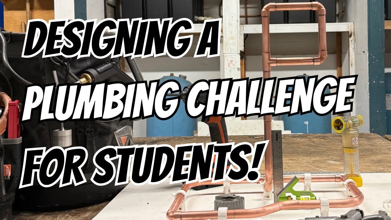 Designing a plumbing challenge for students ! #asmr #plumbing #diy ...