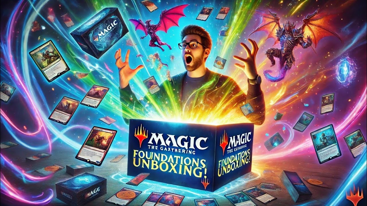 Unboxing Magic the Gathering Foundations: Epic Beginner's Box Reveal ...