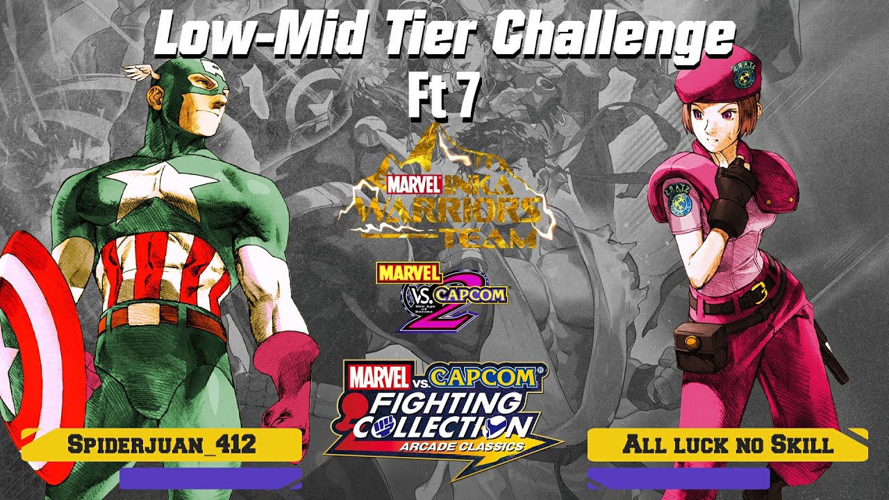 MVC Fighting Collection: Low Tier Set MVC2: Spiderjuan_412 vs All Luck ...
