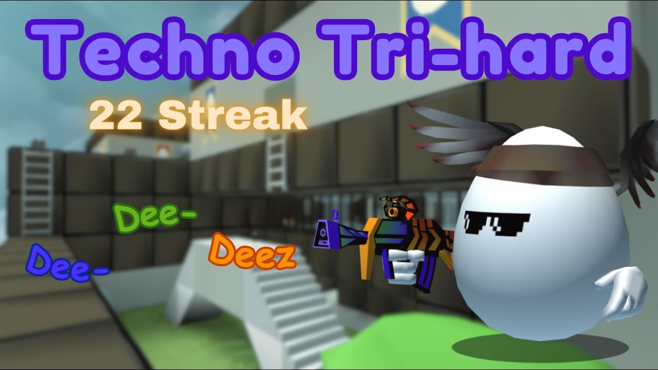22 Streak with Techno Tri-hard | Shell Shockers - YouTube