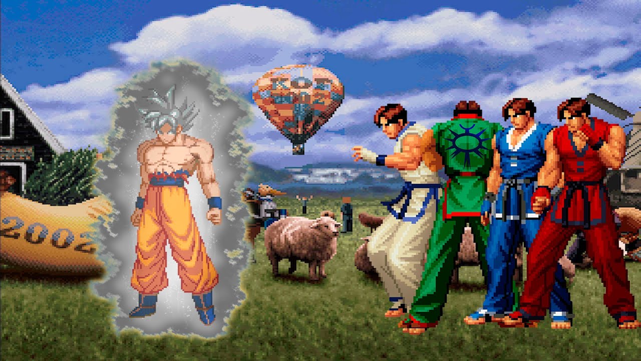 [KOF Mugen] Son Goku vs Kim Kaphwan Team - YouTube