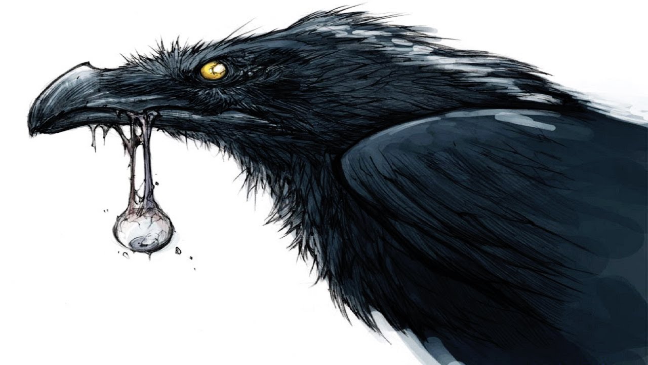 Evil Crow Drawing