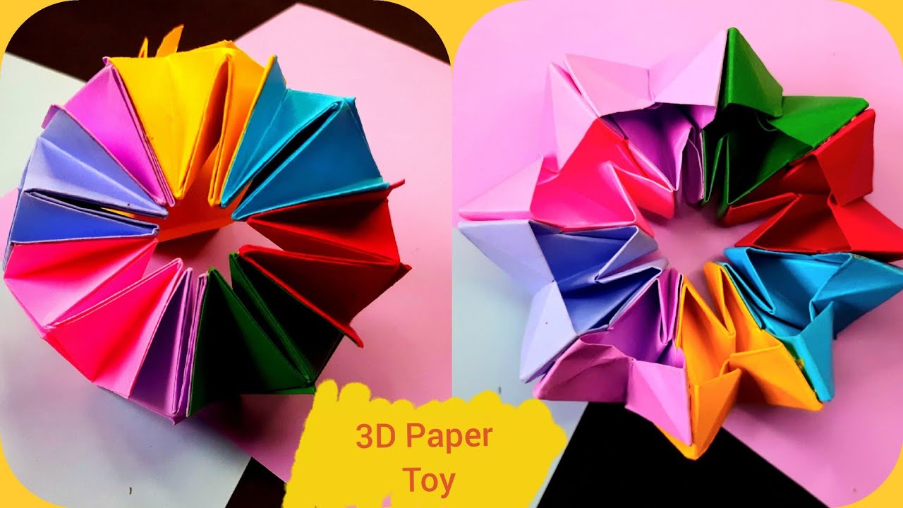 Paper toy | Amazing paper toy | Amazing paper craft |Satisfying paper ...