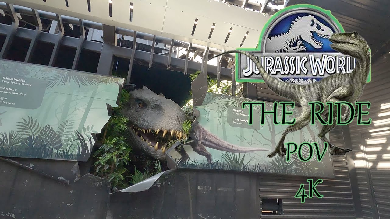 Jurassic World Ride Through! 2021 Universal Studios Hollywood! | 4K ...