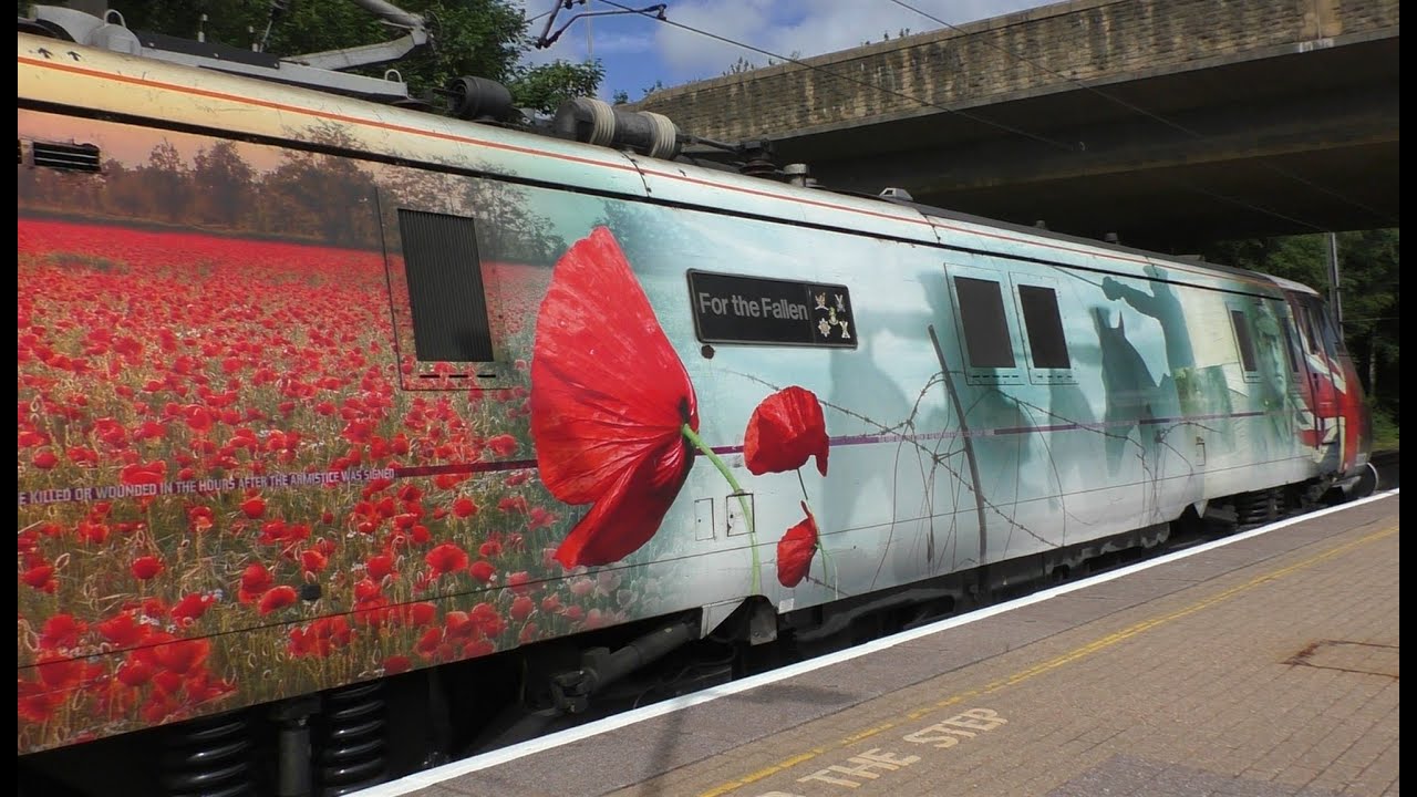 Inside the cab of 91111 "For the Fallen" - YouTube