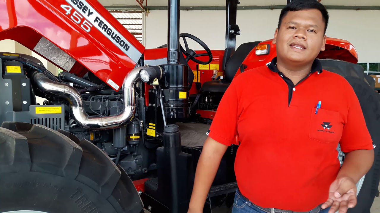 รีวิวรถแทรคเตอร์ MF455 โทร 089-5677101 - YouTube